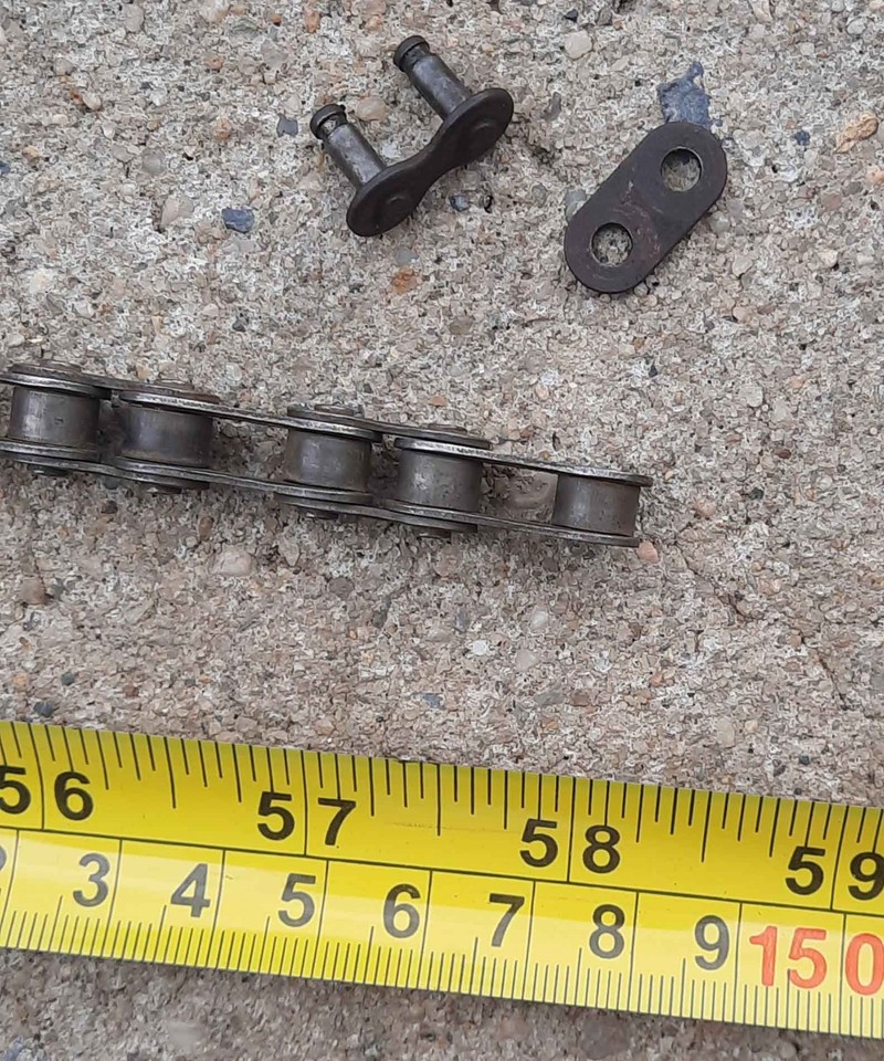 1" Pitch Bicycle Chain Skip Tooth 30s, 40s & 50s Gd Used Cond w/master ...