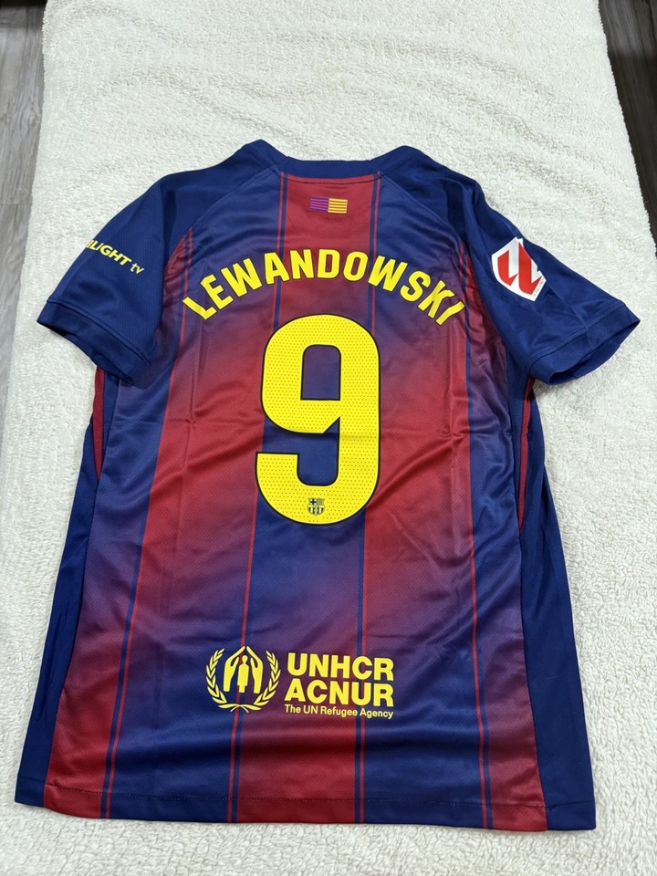 Barcelona Home Kit 25/26 Men’s sizeXL Lewandowski #9 | eBay