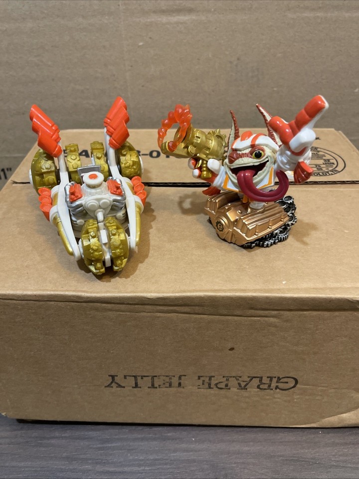 Skylanders Superchargers Double Dare Trigger Happy and Gold Rusher ...