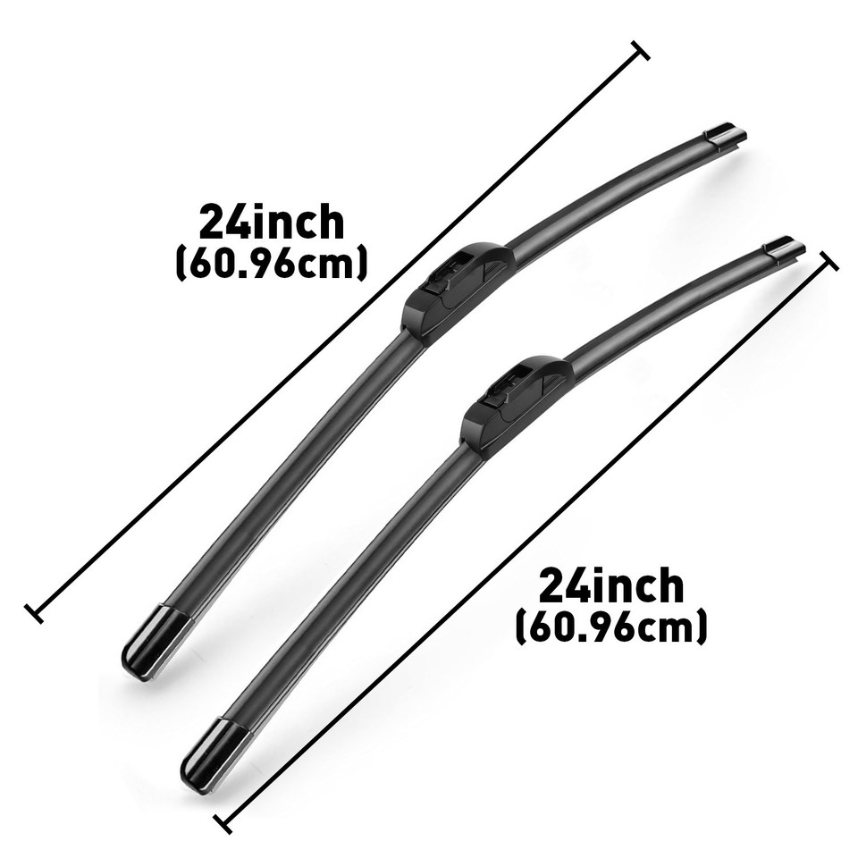 Hot sales East Forest 24" + 24" NEW Frameless J/U-Hook Windshield Wiper ...