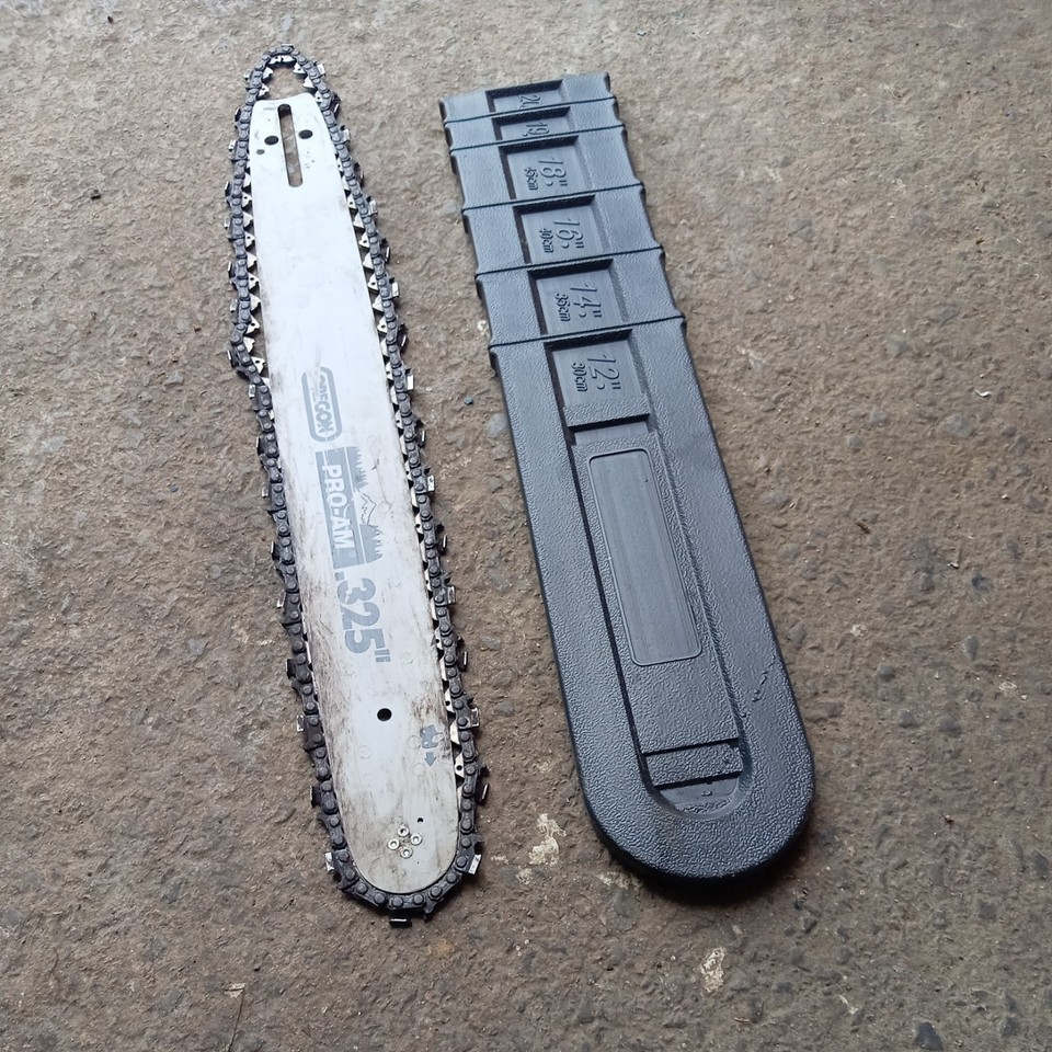 PARKSIDE PBKS 53 A1 PETROL CHAINSAW GUIDE BAR AND CHAIN | eBay UK