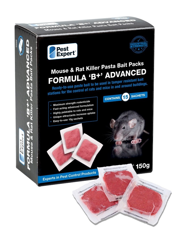 Pest Expert Strong Rat Mouse Killer Poison Pasta Block Paste Bait Max ...
