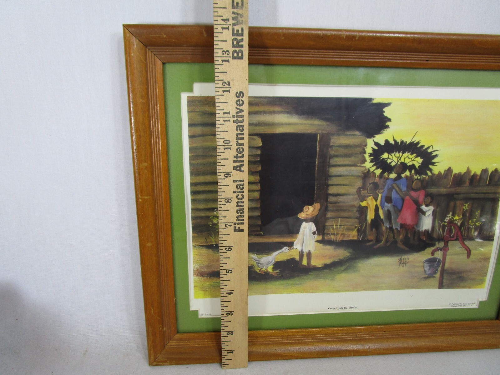 Annie Lee Come Unda De Brella Art Print African American 12x16 Framed ...