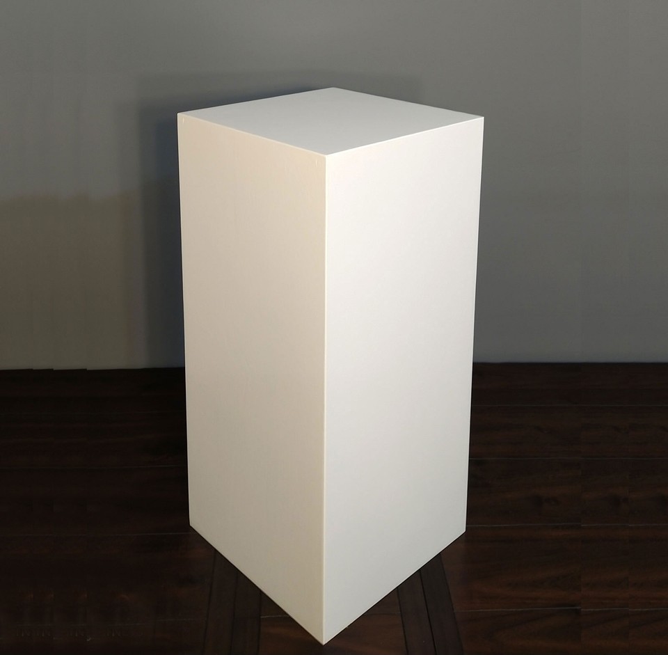 36" x 16" x 16" White Display Pedestal Stand Riser Column Pillar | eBay