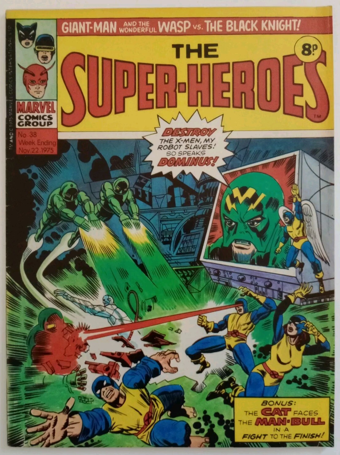THE SUPER-HEROES #38 * MARVEL UK * X-MEN #21 TALES TO ASTONISH #52 ...