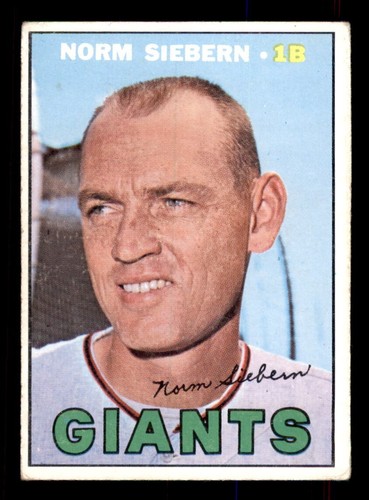 1967 Topps Baseball #299 Norm Siebern VG *e2 | eBay