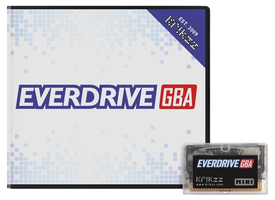 EverDrive GBA Mini Game Boy Advance Flashcart by Krikzz GameBoy Adv. X5 ...