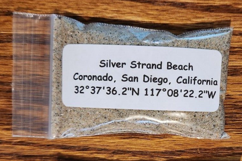 Silver Strand Beach Sand Sample Coronado San Diego California Apx. 30ml ...