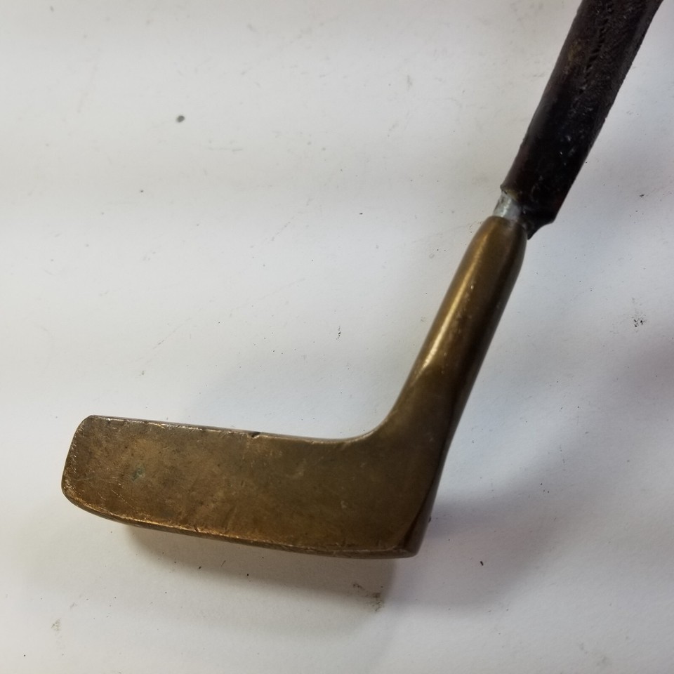 Antique Twisted Wooden Shaft PETER Putter Golf Club 35" | eBay