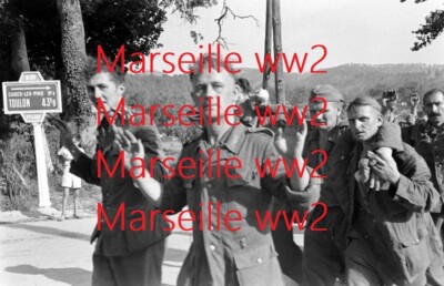 US ww2 Photo Marseille 1e DB Provence 3e DIA RTA RTT Goumiers Toulon ...