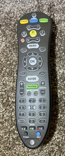 At&T U-verse Remote Control S30-S1B Black | eBay