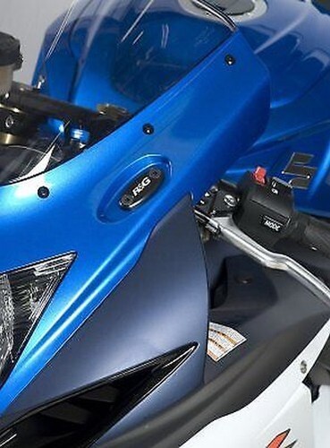 Kawasaki ZX10-R 2004-2007 R&G Spiegel Verschluss Platten MBP0013BK ...