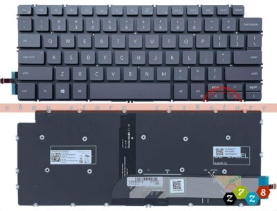 New US Backlit Keyboard For Dell Vostro 5300 5301 5390 5391 5401 5402 ...