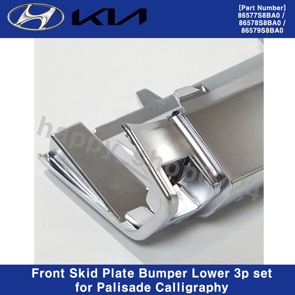 2021-2022 Hyundai Palisade Calligraphy Front Skid Plate Bumper Lower 3p ...