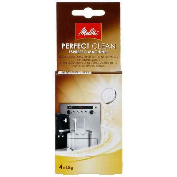 Melitta Perfect Clean Espresso Machine With Cleaning Tablets 4 X 1.8G ...