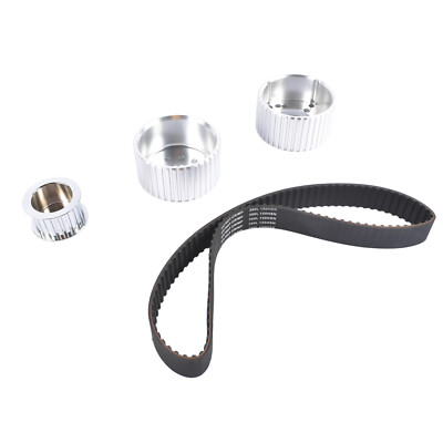 Belt Drive Pulley Kit 1 1/2" Width for Small Block Chevy SBC 283 305 ...
