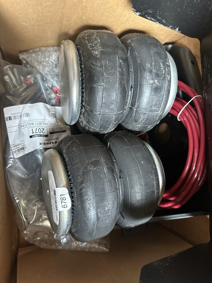 Firestone 2071 Ride-Rite Rear Air Helper Spring Kit Ram 1500 2500 F150 ...