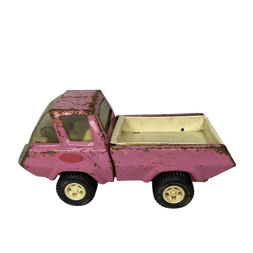 Vintage Tonka Pink Metal Toy Truck Pickup Farm Vehicle Rustic Decor ...