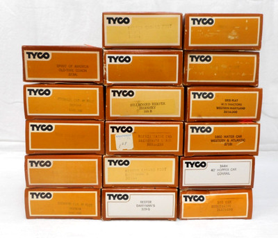 Tyco HO Scale 17 Freight Cars, original boxes | eBay