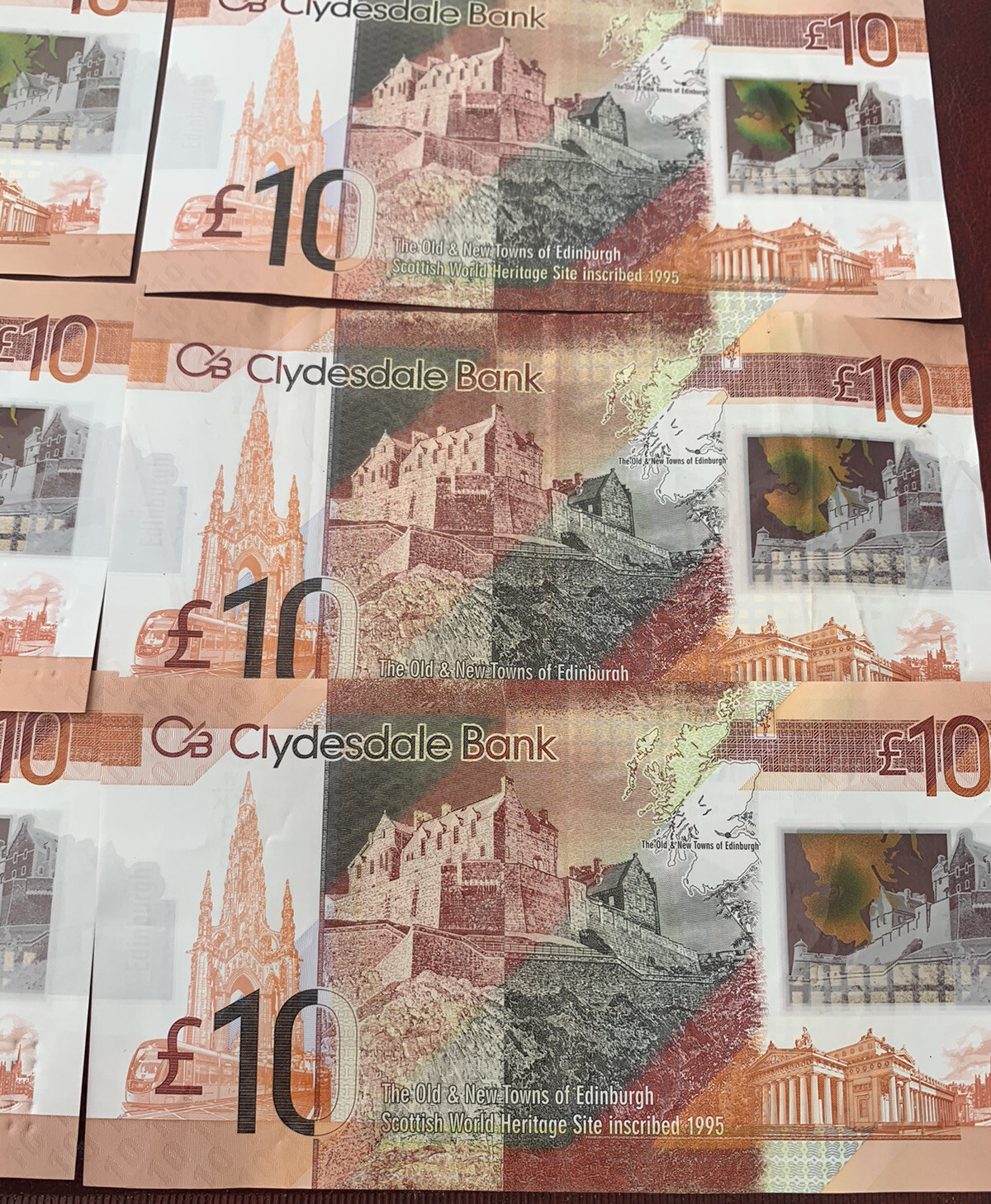 Clydesdale Bank Ten Pound Notes x 6 No. | eBay UK