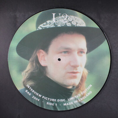 U2: interview picture disc BAKTABAK 12" LP 33 RPM UK | eBay