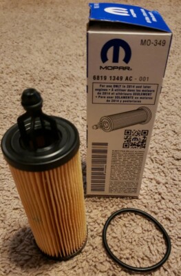 Genuine MOPAR Engine Oil Filter Kit 68191349AC | eBay Australia