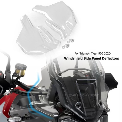 Wind Airflow Deflector Panel Side Windshield WindScreen For Triumph ...