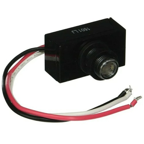 4x Tork 3000 Photo Control, Flush Mounting, Mechanism 120V, Black sbwh ...