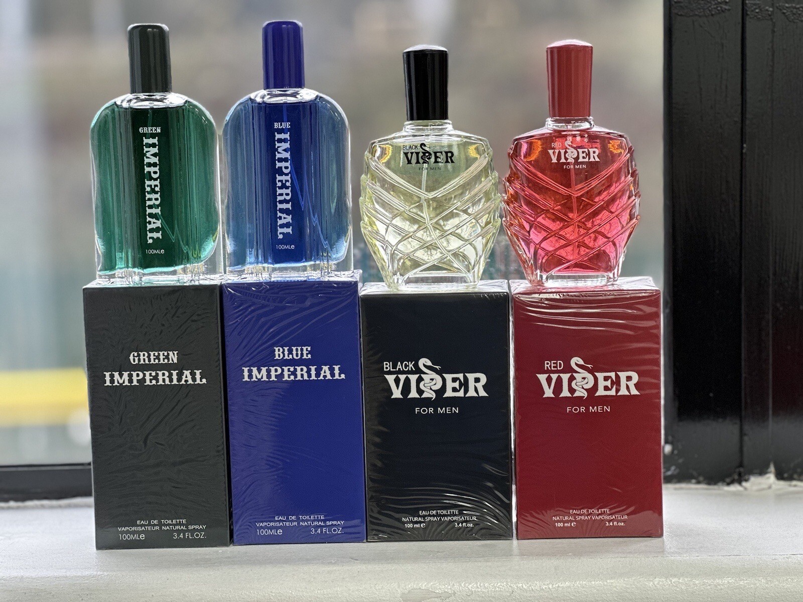 4 x 100ml Men’s perfume Eau De Toilette Spray Gift Pack Men’s Fragrance ...