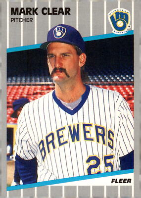 1989 Fleer #182 Mark Clear | eBay