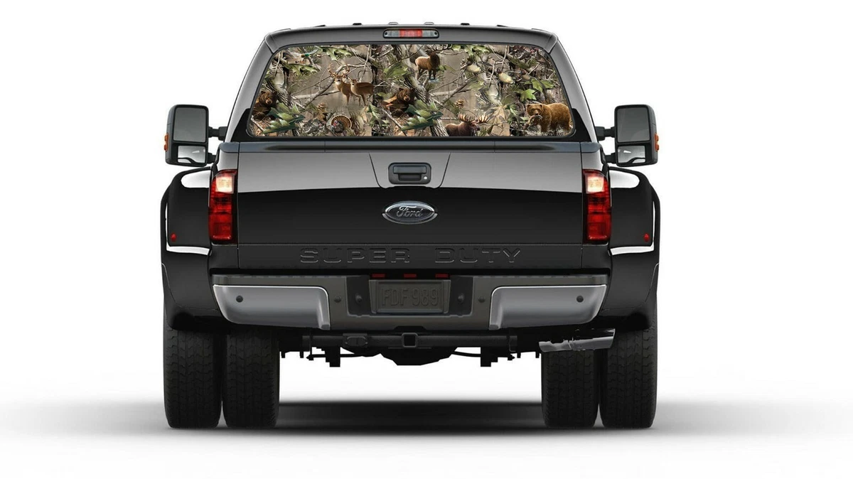 Camo Window Decals For Trucks