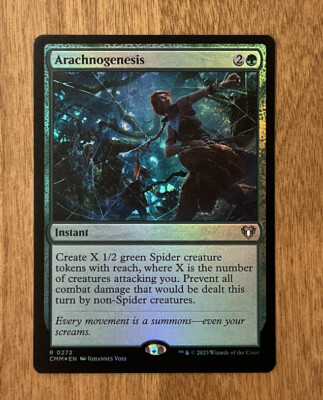 Magic MTG Arachnogenesis Foil English Commander Masters R 0272 | eBay