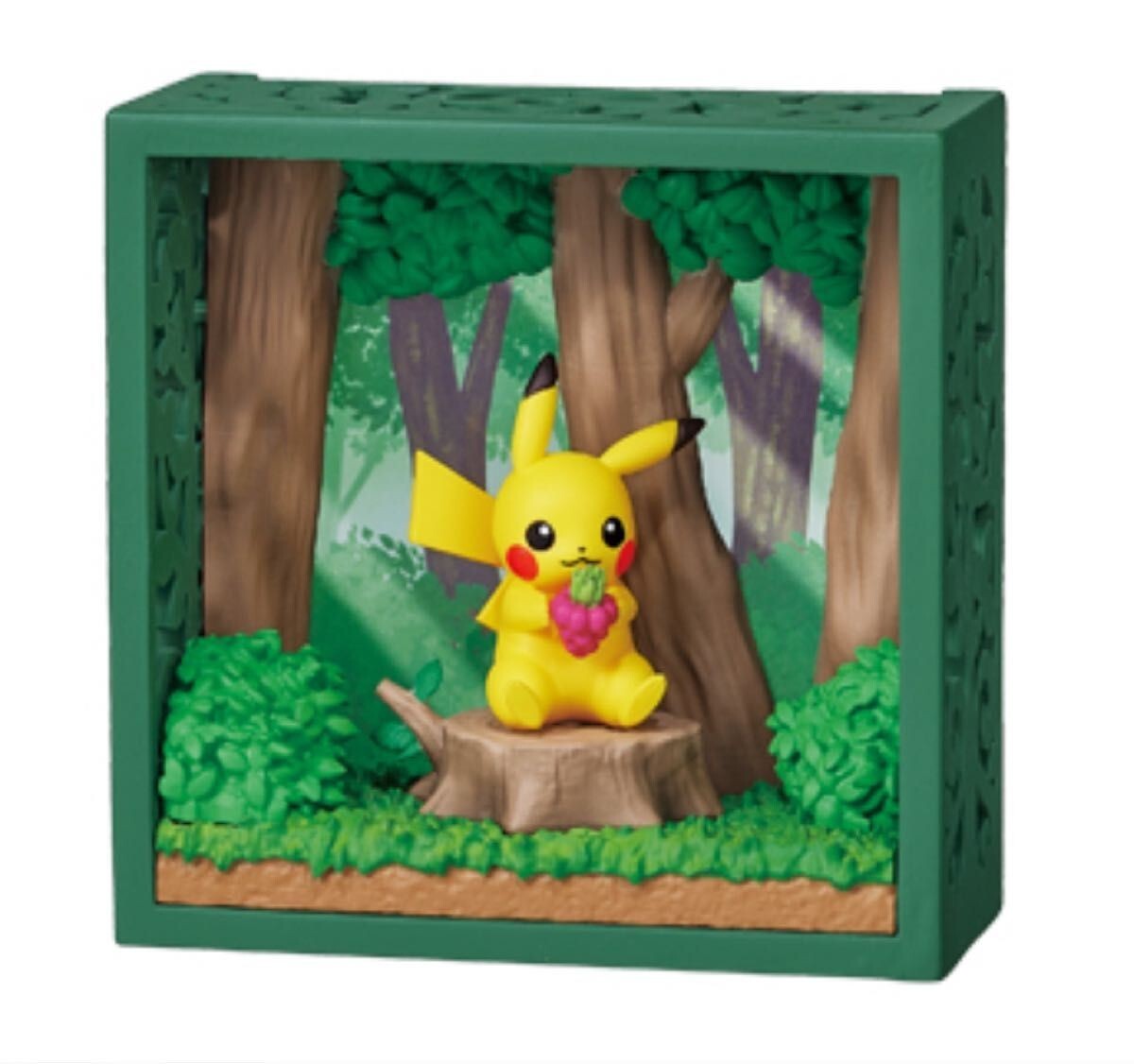Re-ment Pokemon Frame Deep Green Forest Set of 6 Type Complete BOX JPN ...