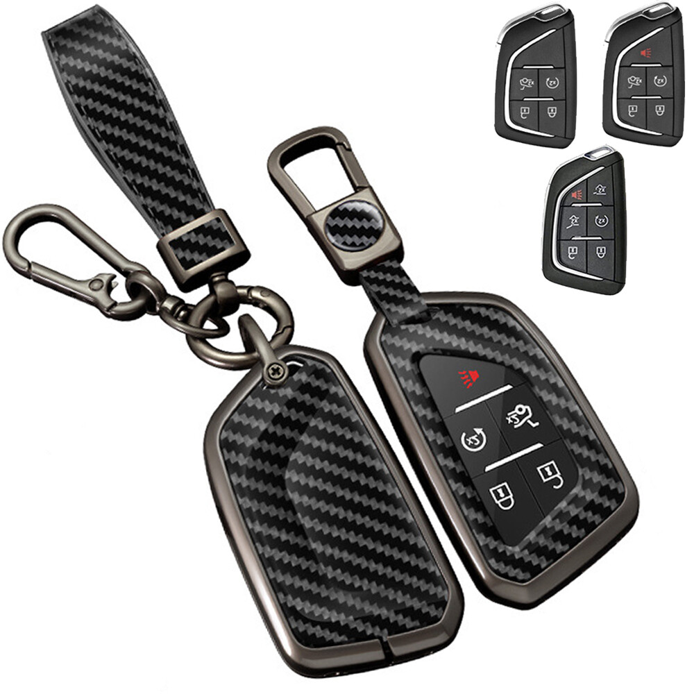 Zinc Alloy Remote Key Fob Cover Case For 2020-2025 Cadillac Escalade ...