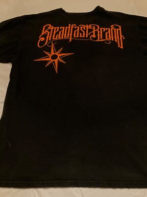 Steadfast Band logo black t shirt size medium | eBay