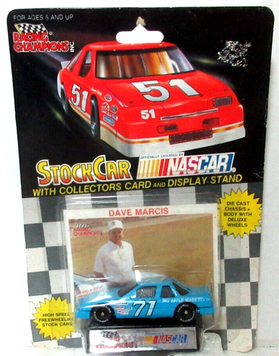 Dave Marcis Racing Champions 1991 Nascar 1:64 Diecast Car #71 Blue ...