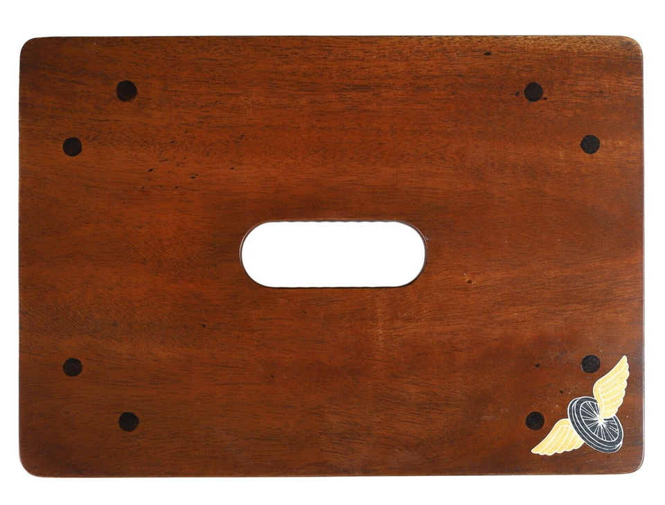 Canadian Pacific Pullman Train Steps Foot Stool 7.75" Wood Toilet Poop ...