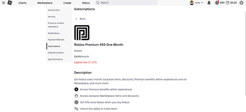 2013 Roblox Account - Lifetime Premium, 41K+ Robux, Old Limiteds, OG ...