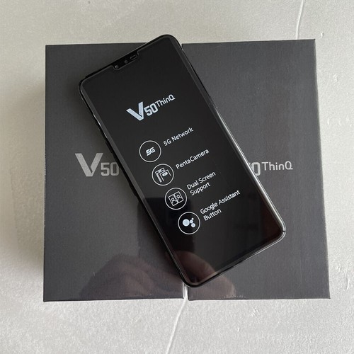 LG V50 ThinQ - 128 GB - Black (Unlocked) (Single SIM) for sale online ...