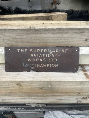 Vintage Metal Sign SUPERMARINE AVIATION WORKS Ltd. Steel Plaque | eBay UK