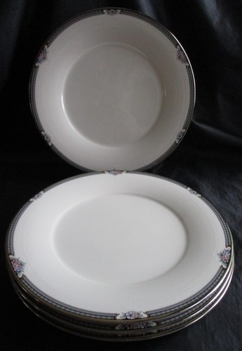 NORITAKE HALIFAX 7729 DINNER PLATES SET 4 EXCELLENT | eBay