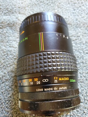 Auto Makinon Macro Multi Coated 1:2:8 F=135mm Lens | eBay