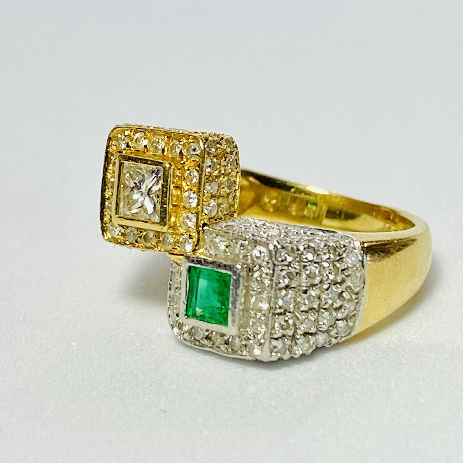 GG Certified 14K Two Tone Gold 1.20ctw Diamond .28ct … - Gem