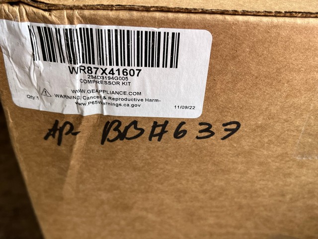 Genuine OEM GE Compressor WR87X41607 EZ80H11Y-U for sale online | eBay