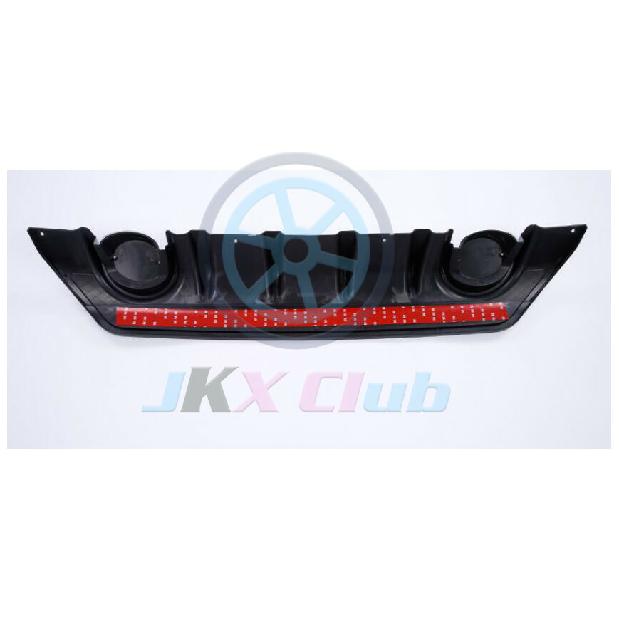 Black Rear Bumper Lip Diffuser Body Trim w/ Exhaust for Nissan Sentra ...