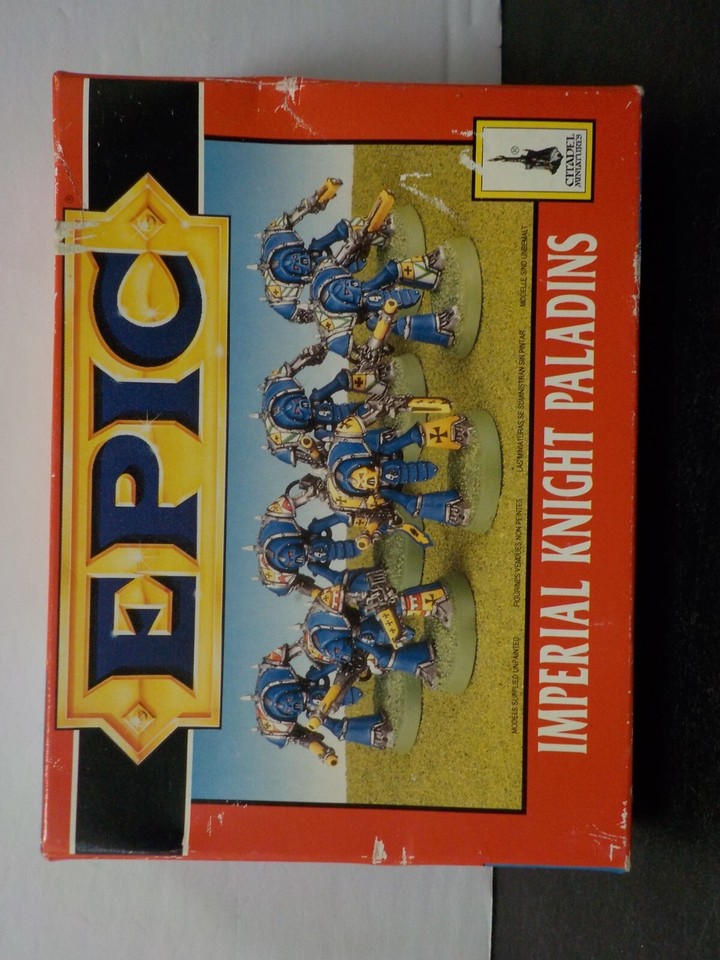 G 312 Warhammer EPIC 40k: Imperial Knight Paladins OPEN BOX UNASSEMBLED ...