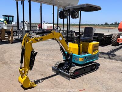 2024 Dig Master DM100 Mini Excavator Rubber Tracks Backhoe Bucket ...