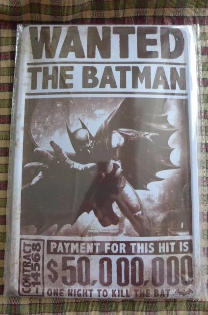 Batman Arkham Origins Wanted Poster