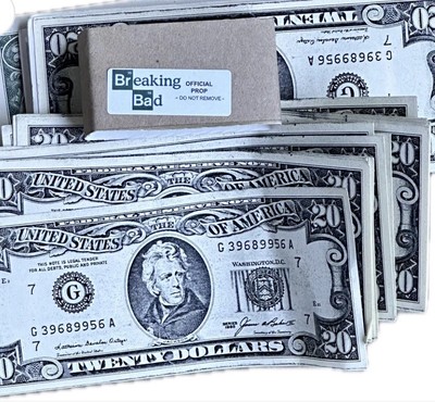 Breaking Bad Screen Used Money Stack Prop | eBay
