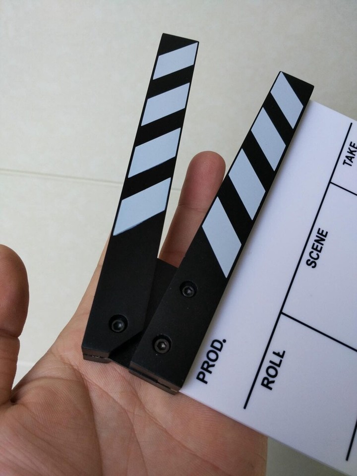 Mini Director Movie Video Slate Clapboard Film Clap Stick Clapper Board ...